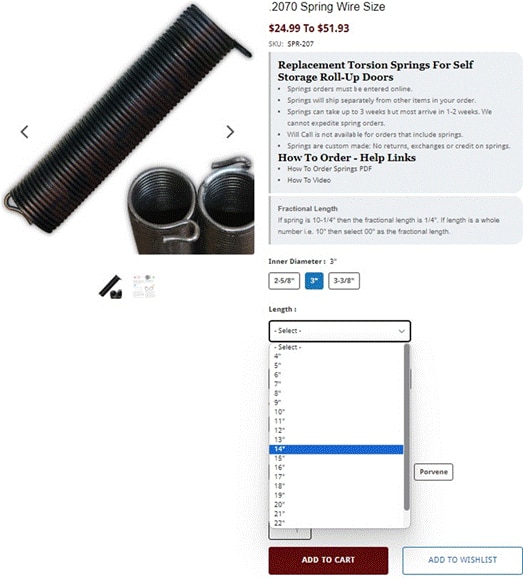 How to Measure and Order Springs